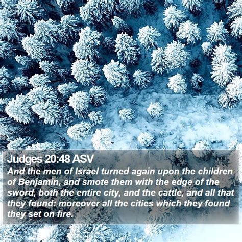 Judges 20 Scripture Images Judges Chapter 20 ASV Bible Verse Pictures