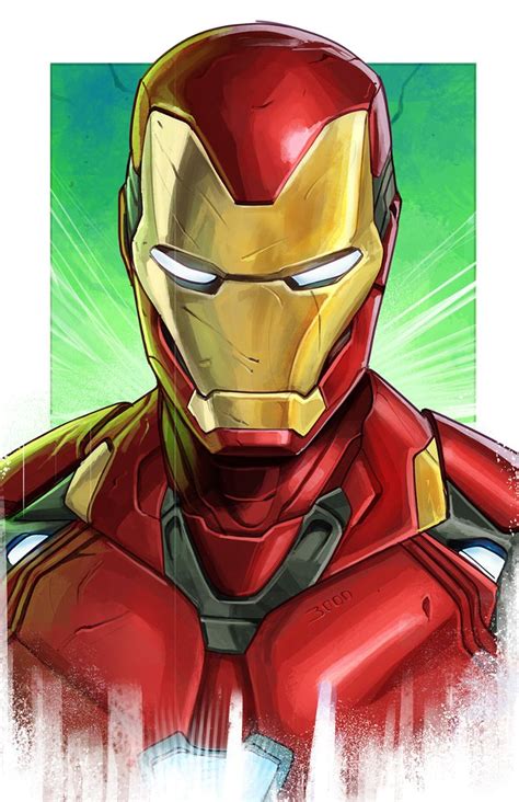 ArtStation Avengers Headshots Kevin Martínez Marvel paintings