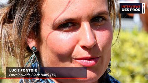 LUCIE PONTOIR ENTRAÎNEUR DE BLACK HAWK QUINTÉ DU MARDI 20 AOÛT À