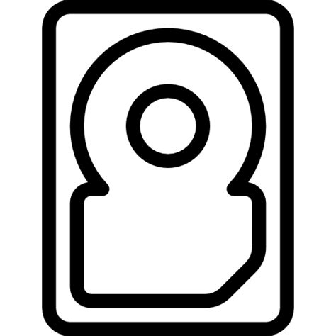 Hard Disk Those Icons Lineal Icon