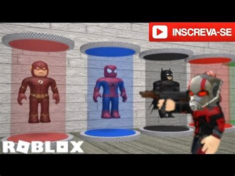 ROBLOX VIRAMOS SUPER HERÓIS super hero tycoon YouTube