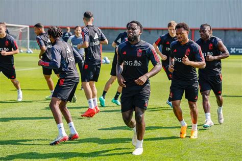 Diables Rouges Actu On Twitter Entra Nement De Ce Matin J