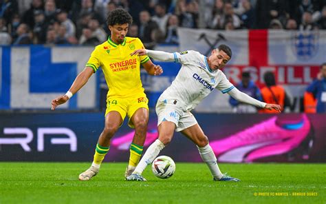 FC Nantes Olympique De Marseille FC Nantes 2 0 Les Jaune Et