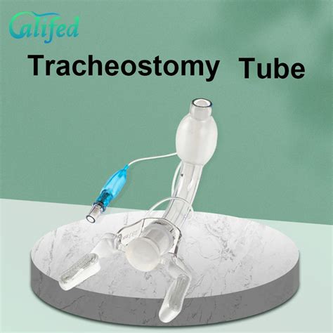 Califed 10Pcs Disposable Sterile Medical Tracheostomy Tube Medical