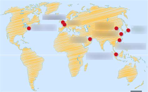 Diagramme De Les Principales M Tropoles Mondiales Quizlet