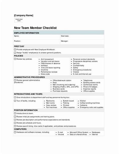 New Employee Orientation Template Stcharleschill Template