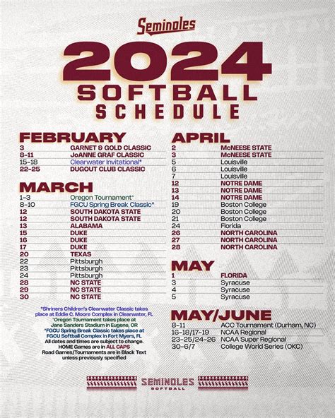 Fsu Schedule Tonya Gwenette