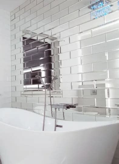 Lustrzany DESIGN w Twoim domu Płytki lustrzane LUXFORMAT od Luxum