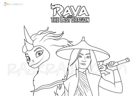 Kolorowanka Raya Raya I Ostatni Smok Ladnekolorowanki Pl The Best