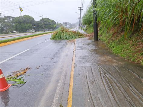 Defesa Civil contabiliza 13 ocorrências por conta da chuva em Jaraguá