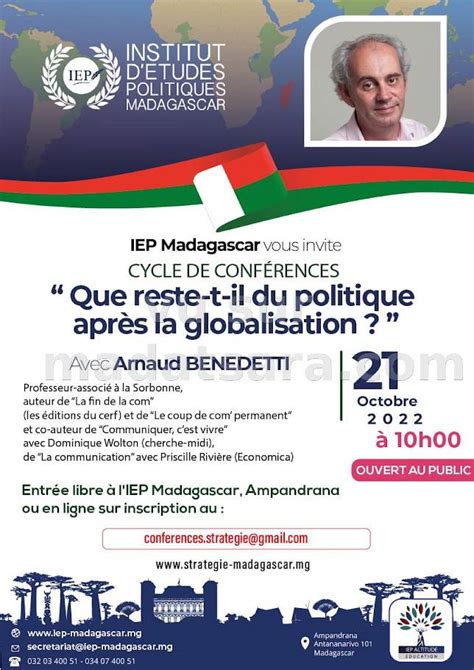 Cycle de Conférence Projection débat Que reste t il du politique