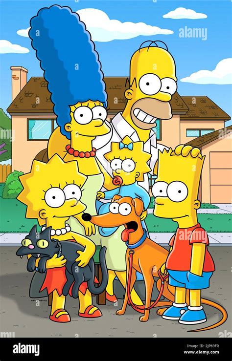 Snowball Lisa Simpson Marge Simpson Maggie Simpson Santas Little Helper Homer Simpson