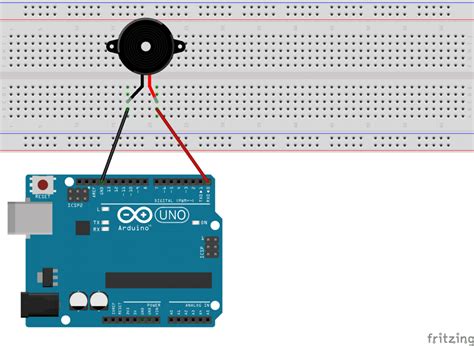 Rangkaian Buzzer Arduino