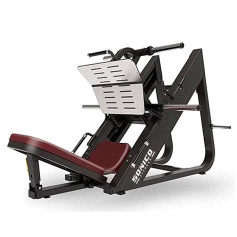 Prensa Leg Press Péndulo Inclinada 45 grados Sónico Fitness