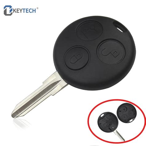 OkeyTech 3 Buttons Replacement Car Key Shell Case For Mercedes Benz