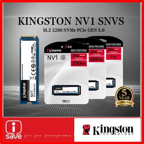 Kingston Nv Snvs M Nvme Pcie Gen X Internal Ssd Snvs