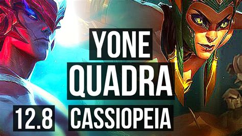 YONE Vs CASSIOPEIA MID 11 Solo Kills Quadra 67 Winrate Godlike