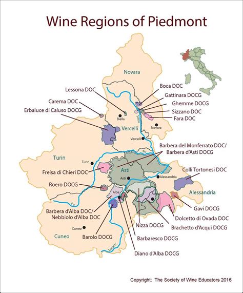 Piemonte Karta Karta Ver Piemonte Europa Karta