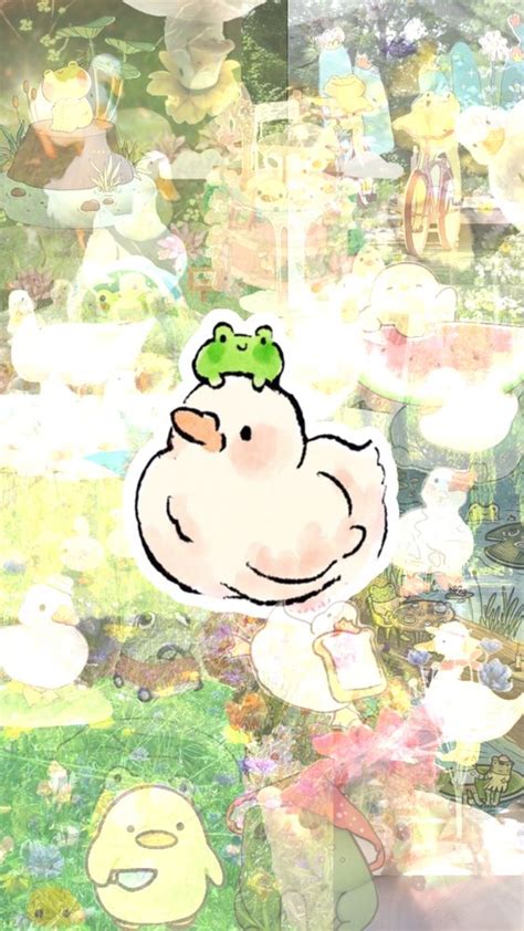 Check Out M Ara S Shuffles Duck And Frog Friends Duck Frog Cute