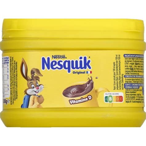 NESQUIK Chocolat en poudre cacaotée boite plastique Monoprix fr