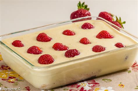 Tiramisu Aux Fraises Kilom Tre