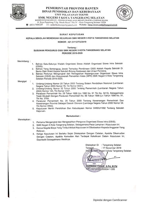 Contoh Surat Resmi Yang Baik Dan Benar Adins