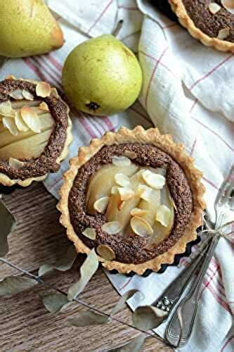 Tartelettes poires chocolat de Hum ça sent bon et ses recettes de