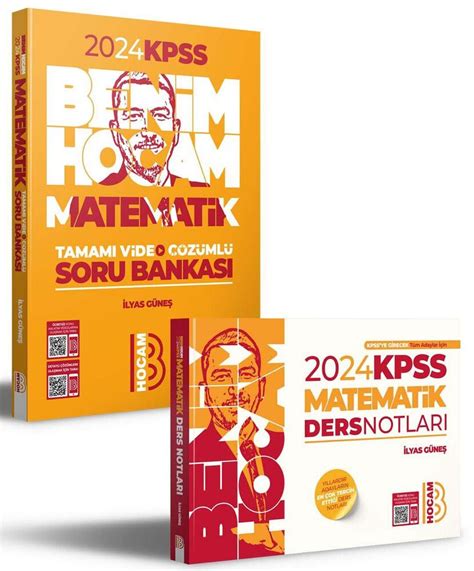 Benim Hocam 2024 KPSS Matematik Ders Notları ve Tamamı Video Çözümlü
