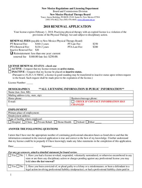 Fillable Online Rld Nm Gov Ct Applications And FormsCounseling And