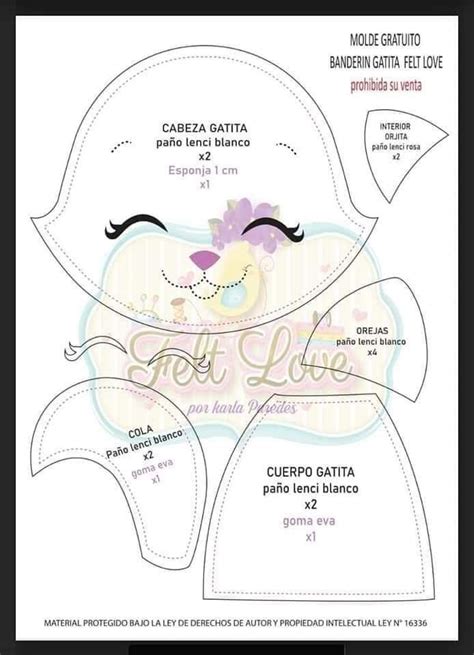 Pin De Cuteart Pe Em Moldes Imprimir Manualidades Molde De Gato