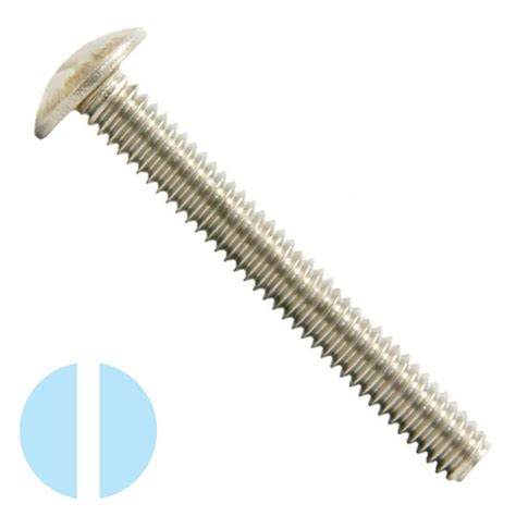 X Stainless Steel Slotted Truss Head Machine Screw K