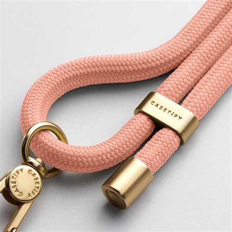Casetify Rope Phone Strap With Card Peach Mobile Phones Gadgets