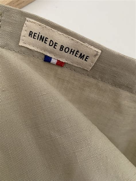 Tablier Bistro Upcycl Argile Atelier Reine De Boh Me