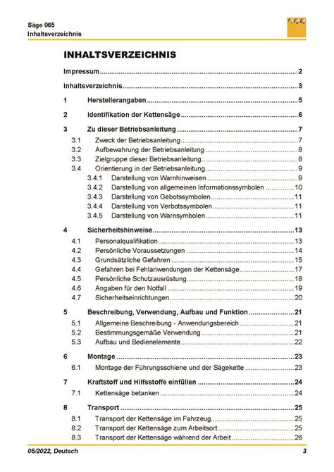 Vorlage für Erstellung einer Betriebsanleitung
