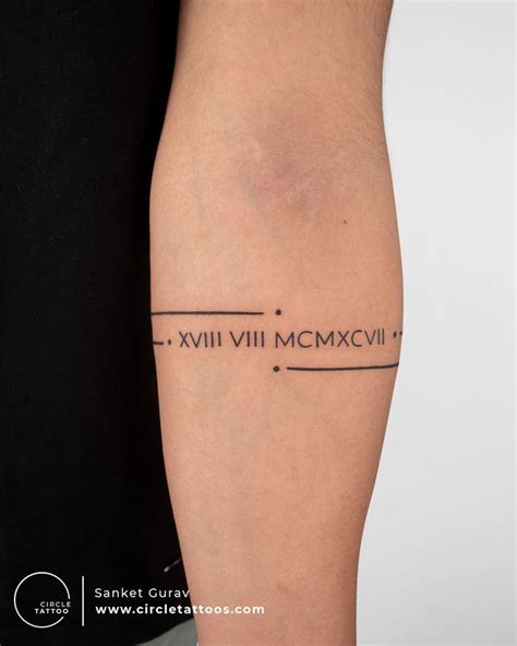 Arm Band Bracelet Tattoo For Man Forearm Band Tattoos Band Tattoos