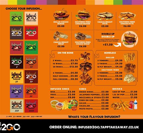 Infused2go Middlesbrough S Full Menu Online
