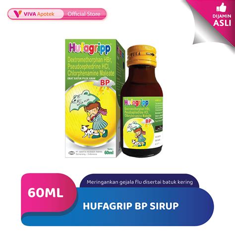 Jual ProdukHufagrip Flu Syrup 60ml