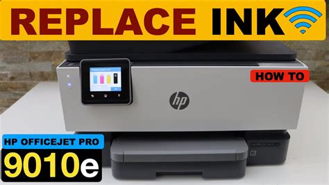 HP OfficeJet Pro 9010e Ink Cartridge Replacement YouTube