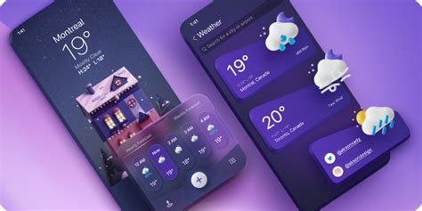 Weather App Ui Design Figma Community