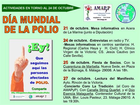 Actividades en torno al Día Mundial de la Polio 2022 Asociación