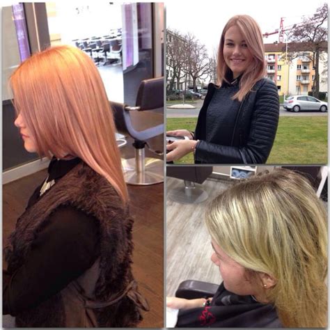 Before And After Vorher Nachher Luxury Blond Highlights Warm Blond