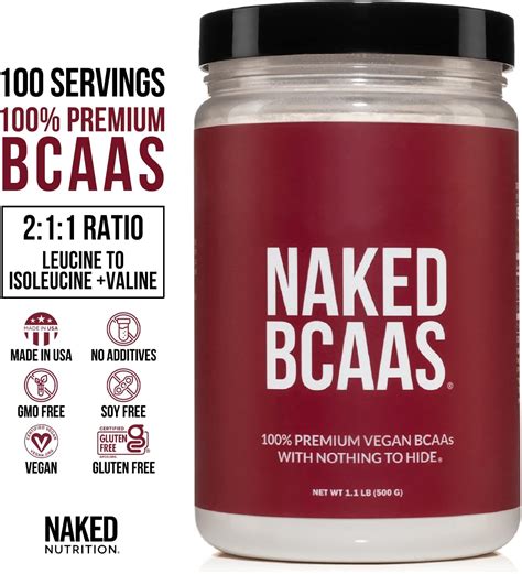 Naked Bcaas Sin Sabor Amino Cidos Eaas Sin Sabor En Polvo Paquete