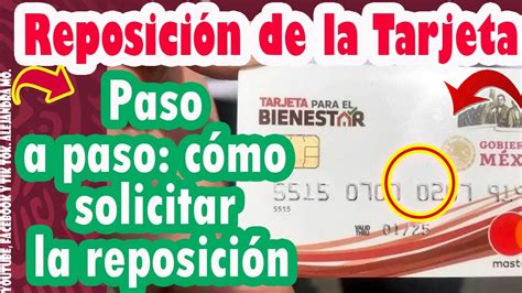 Paso a paso cómo solicitar la reposición de la Tarjeta Bienestar YouTube