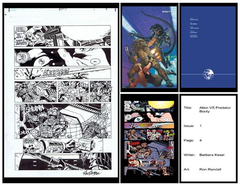 Aliens VS Predator Booty Pg 4 By Ron Randall In Royce Viso S Alien VS