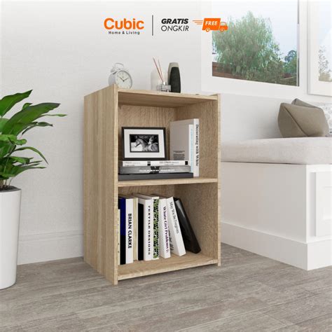 Jual Cubic Rak 2 Susun Minimalis Lemari Buku Serbaguna GENIO ORC 2