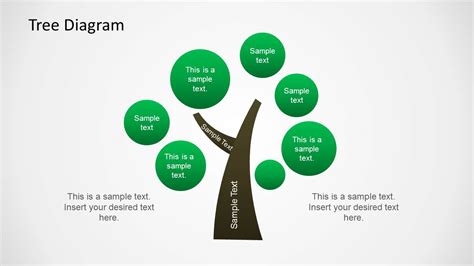Tree Diagram Illustration For PowerPoint SlideModel