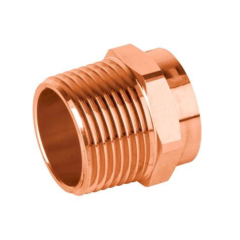 Conector De Cobre C X Rosca Macho 1 2 13mm D520413 Bedon