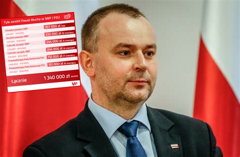 Ponad 1 3 miliona złotych Zarobki Pawła Muchy w NBP i PZU robią
