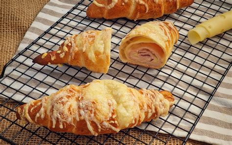 Schinken Käse Croissants schnell einfach selber machen BBQPit de