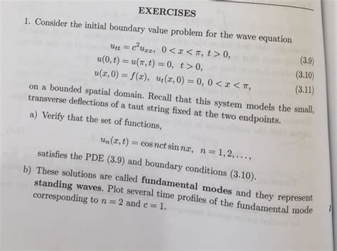 solved exercises 1 consider the initial boundary value